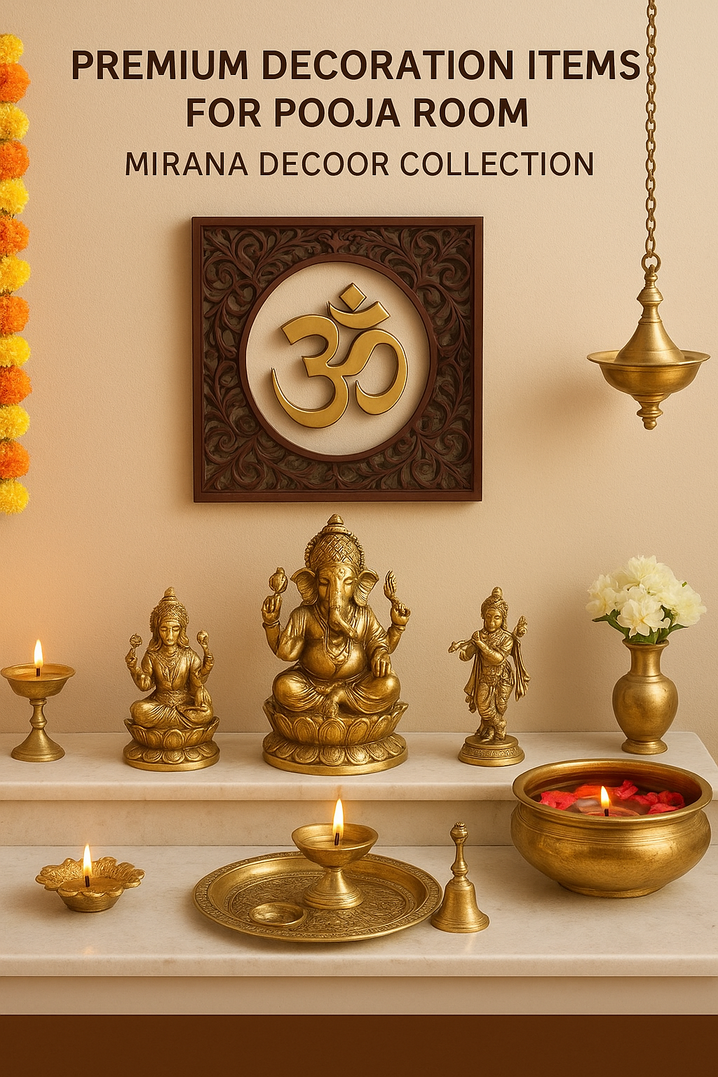 Premium Decoration Items for Pooja Room – Mirana Decoor Collection