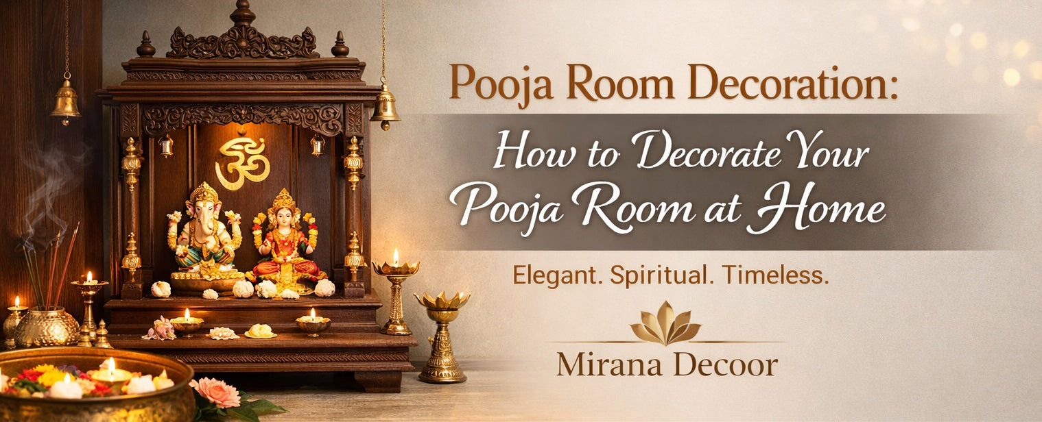 Pooja Room Decoration: How to Decorate Your Pooja Room at Home – Mirana ...