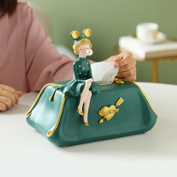 Buy Creative Resin Tissue Box – Stylish Holder | Mirana Decoor